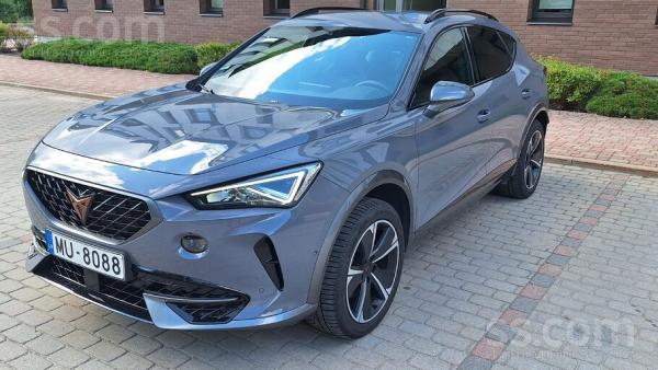 Pelēks Cupra Formentor 2021 Talsi, ar dzinēja tilpumu 1.50 L un nobraukumu 44 tūkst. km par 22700 €, foto 1 vietnē AUTOMOTO.COM.LV