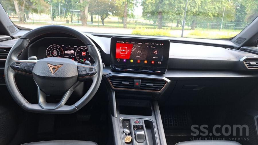 Grey Cupra Formentor 2021 in Talsi, with an engine capacity of 1.50 L and mileage of 44 thousand km for 22700 €, photo 6 on AUTOMOTO.COM.LV