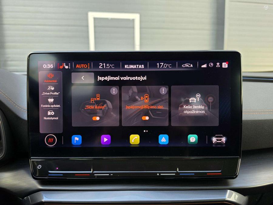 Grey Cupra Formentor 2021 in Kaunas, with an engine capacity of 1.50 L and mileage of 113 thousand km for 11500 €, photo 45 on AUTOMOTO.COM.LV