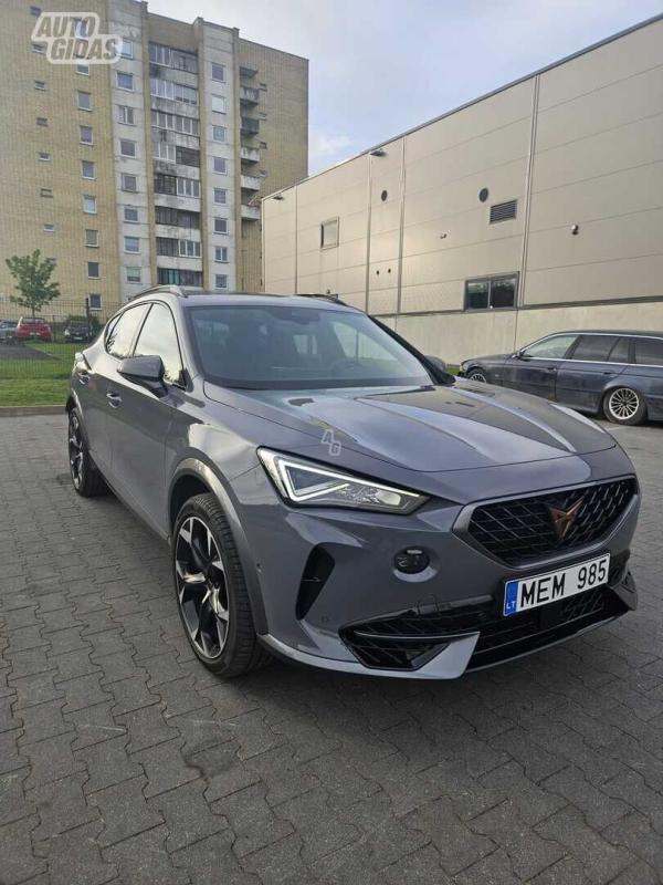 Grey Cupra Formentor 2022 in Vilnius, with an engine capacity of 2.00 L and mileage of 83 thousand km for 26500 €, photo 1 on AUTOMOTO.COM.LV