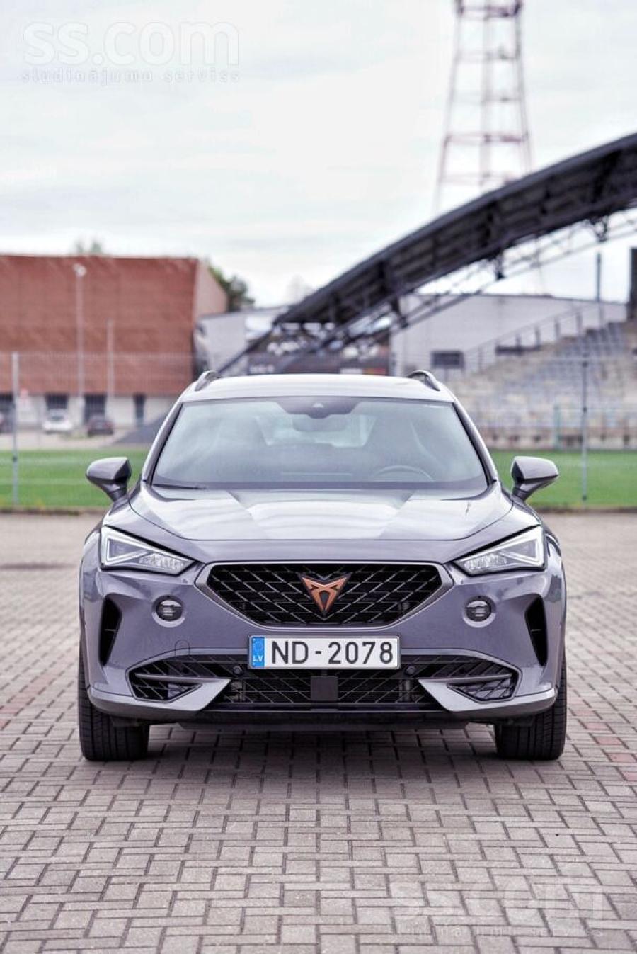 Pelēks Cupra Formentor 2022 Rīga, ar dzinēja tilpumu 2.00 L un nobraukumu 45 tūkst. km par 27300 €, foto 1 vietnē AUTOMOTO.COM.LV