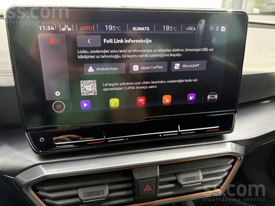 Pelēks Cupra Formentor 2022 Rīga, ar dzinēja tilpumu 1.50 L un nobraukumu 40 tūkst. km par 22900 €, foto 28 vietnē AUTOMOTO.COM.LV