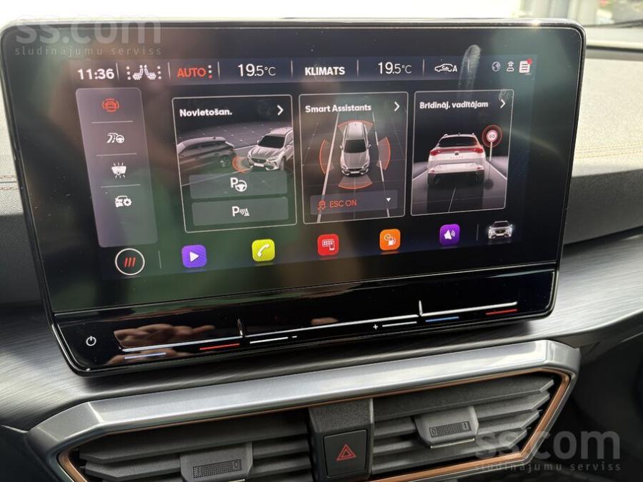 Pelēks Cupra Formentor 2022 Rīga, ar dzinēja tilpumu 1.50 L un nobraukumu 40 tūkst. km par 22900 €, foto 32 vietnē AUTOMOTO.COM.LV