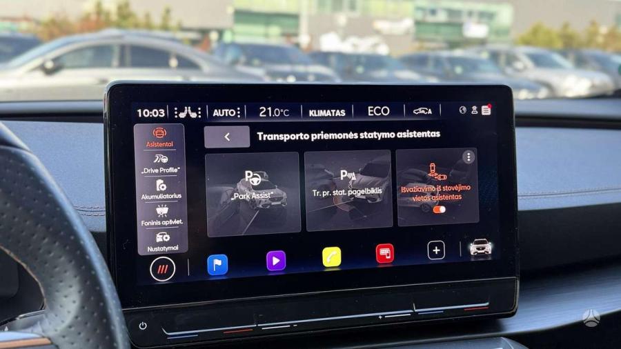 Pelēks Cupra Formentor 2022 Viļņa, ar dzinēja tilpumu 1.40 L un nobraukumu 48 tūkst. km par 25777 €, foto 10 vietnē AUTOMOTO.COM.LV