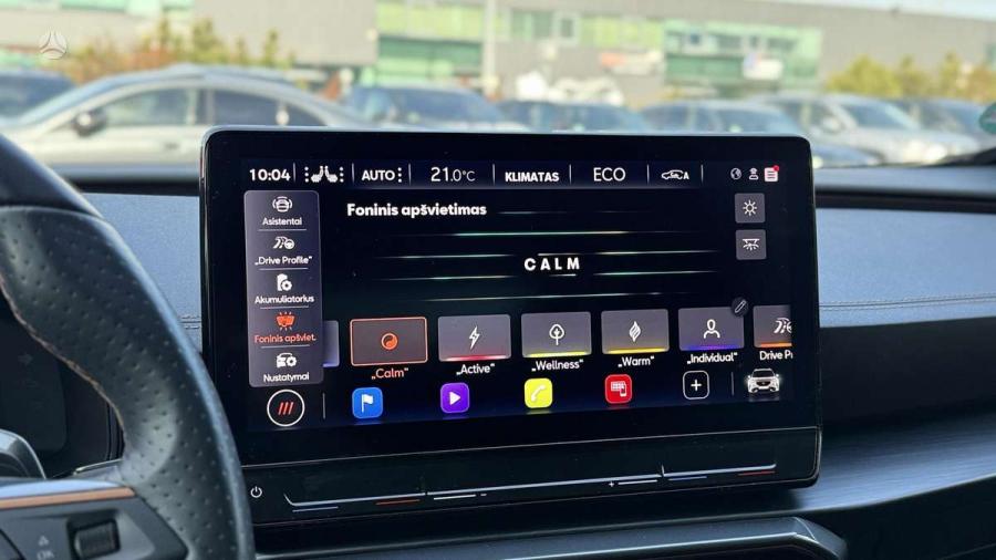 Pelēks Cupra Formentor 2022 Viļņa, ar dzinēja tilpumu 1.40 L un nobraukumu 48 tūkst. km par 25777 €, foto 13 vietnē AUTOMOTO.COM.LV