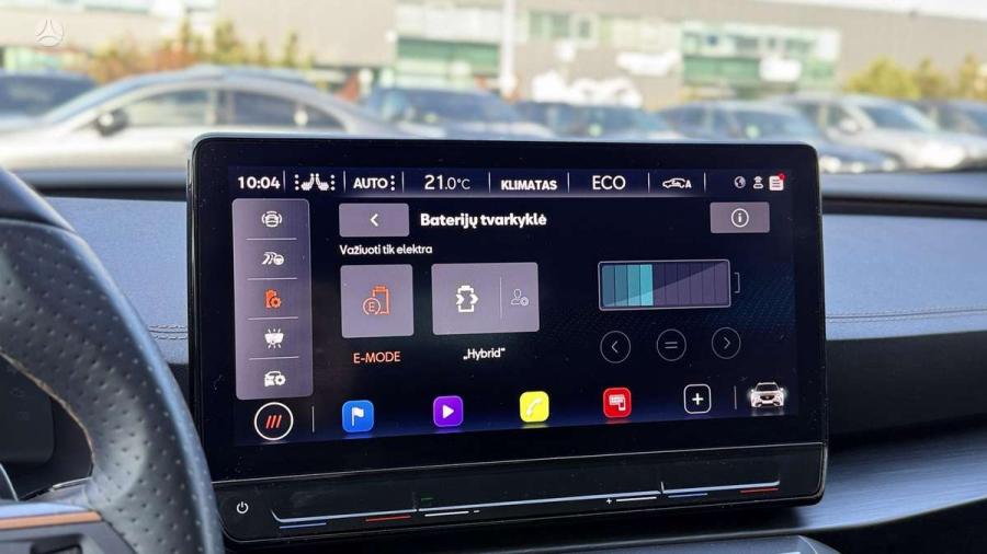 Pelēks Cupra Formentor 2022 Viļņa, ar dzinēja tilpumu 1.40 L un nobraukumu 48 tūkst. km par 25777 €, foto 15 vietnē AUTOMOTO.COM.LV