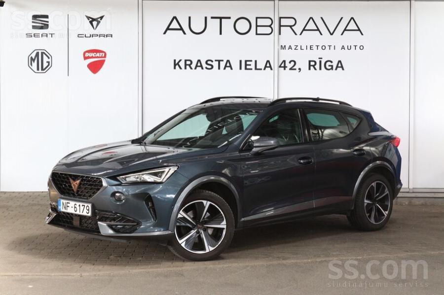 Pelēks Cupra Formentor 2022 Rīga, ar dzinēja tilpumu 1.50 L un nobraukumu 123 tūkst. km par 19990 €, foto 1 vietnē AUTOMOTO.COM.LV