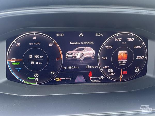 Grey Cupra Formentor 2022 in Vilnius, with an engine capacity of 1.40 L and mileage of 32 thousand km for 25900 €, photo 10 on AUTOMOTO.COM.LV