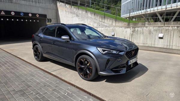 Grey Cupra Formentor 2022 in Vilnius, with an engine capacity of 1.98 L and mileage of 52 thousand km for 27800 €, photo 1 on AUTOMOTO.COM.LV