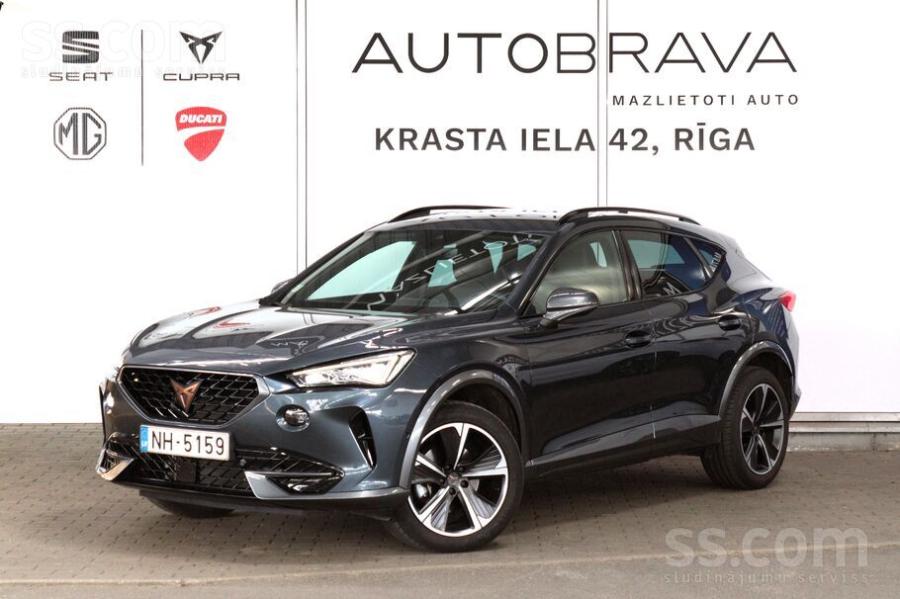 Grey Cupra Formentor 2022 in Riga, with an engine capacity of 1.50 L and mileage of 24 thousand km for 23490 €, photo 1 on AUTOMOTO.COM.LV
