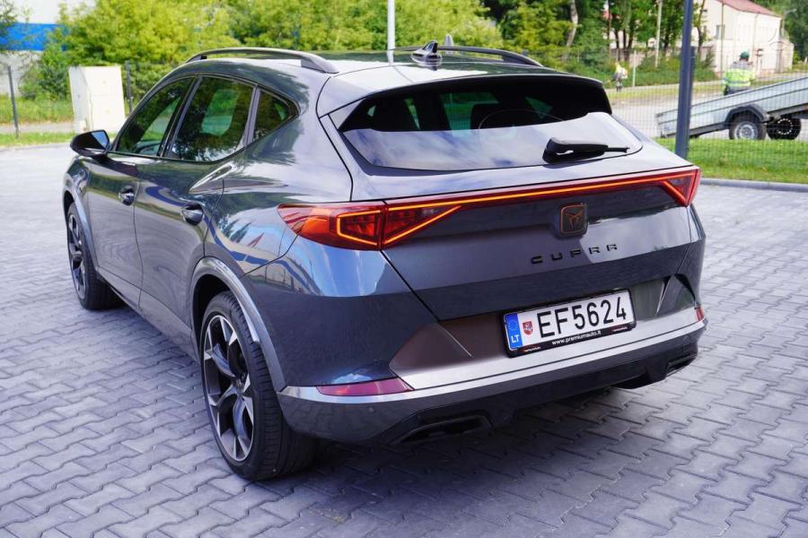 Серый Cupra Formentor 2022 в Клайпеда, объемом двигателя 1.40 л и пробегом 59 тыс. км за 23995 €, фото 13 на AUTOMOTO.COM.LV