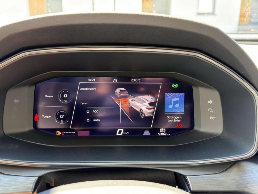 Pelēks Cupra Formentor 2022 Viļņa, ar dzinēja tilpumu 1.98 L un nobraukumu 93 tūkst. km par 28500 €, foto 21 vietnē AUTOMOTO.COM.LV