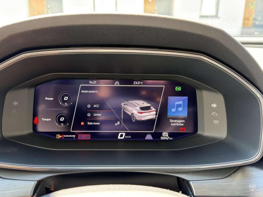 Pelēks Cupra Formentor 2022 Viļņa, ar dzinēja tilpumu 1.98 L un nobraukumu 93 tūkst. km par 28500 €, foto 22 vietnē AUTOMOTO.COM.LV