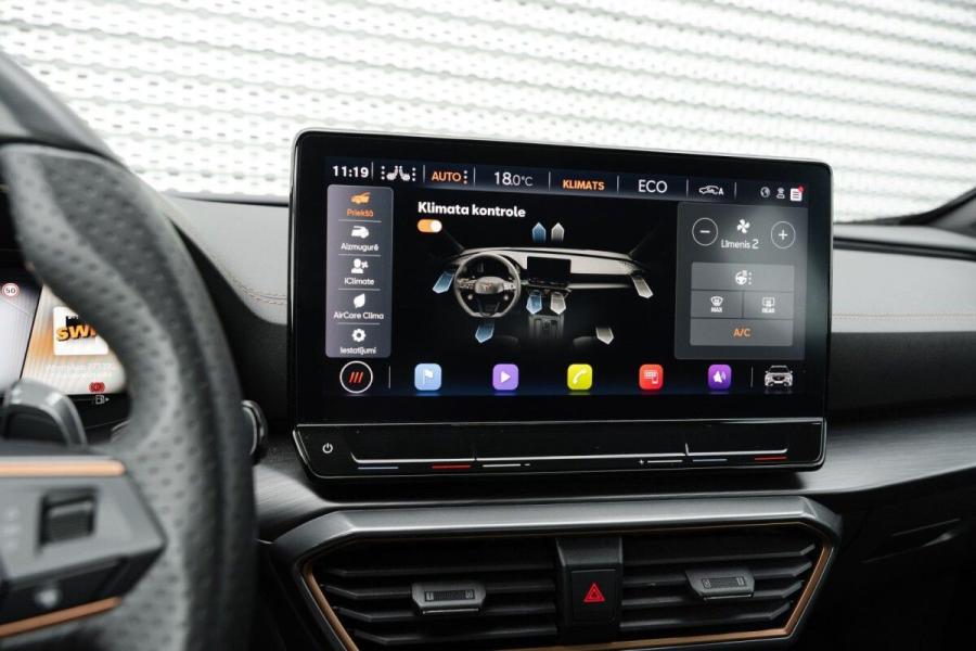 Серый Cupra Formentor 2022 в Марупе, объемом двигателя 1.40 л и пробегом 93 тыс. км за 26800 €, фото 21 на AUTOMOTO.COM.LV