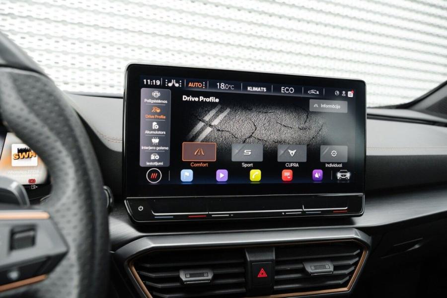 Серый Cupra Formentor 2022 в Марупе, объемом двигателя 1.40 л и пробегом 93 тыс. км за 26800 €, фото 23 на AUTOMOTO.COM.LV