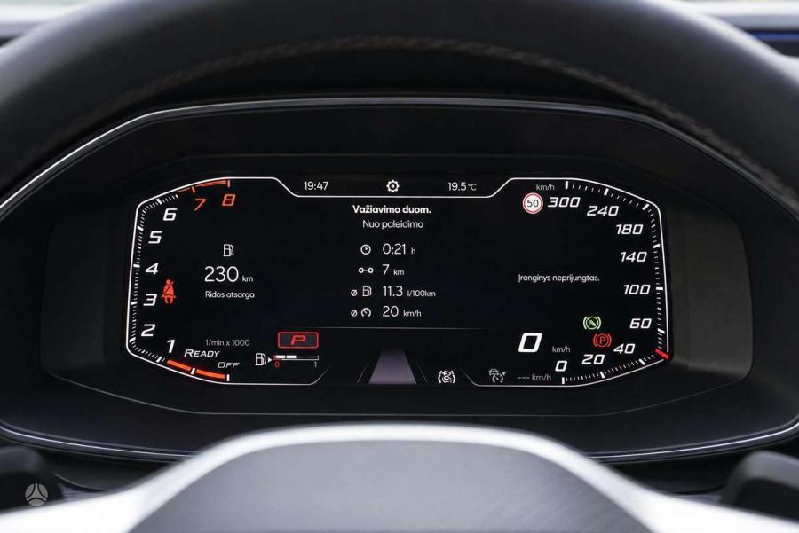Grey Cupra Formentor 2022 in Vilnius, with an engine capacity of 1.98 L and mileage of 87 thousand km for 27700 €, photo 13 on AUTOMOTO.COM.LV
