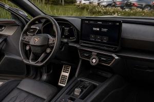 Grey Cupra Formentor 2022 in Vilnius, with an engine capacity of 1.98 L and mileage of 87 thousand km for 27700 €, photo 14 on AUTOMOTO.COM.LV