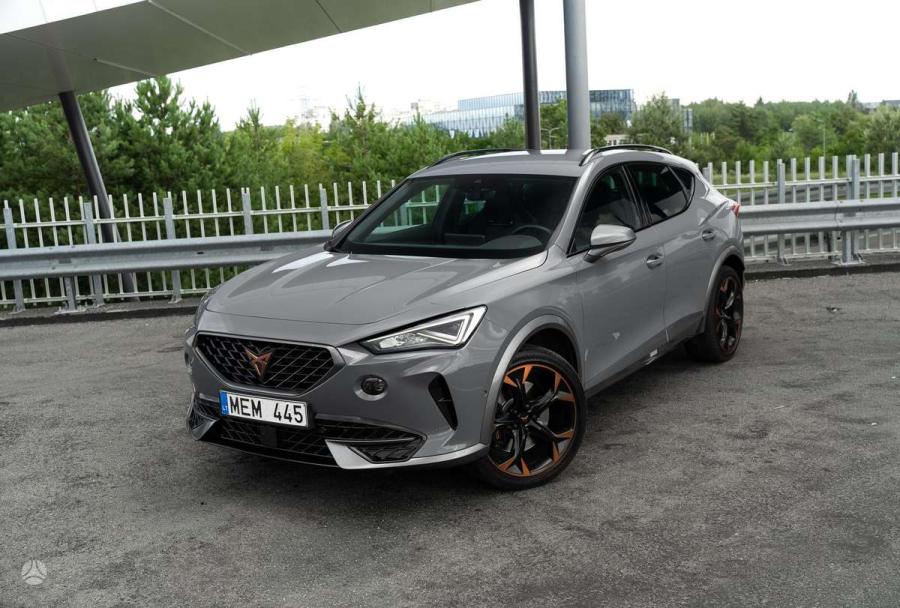 Серый Cupra Formentor 2022 в Вильнюс, объемом двигателя 1.98 л и пробегом 69 тыс. км за 28500 €, фото 1 на AUTOMOTO.COM.LV