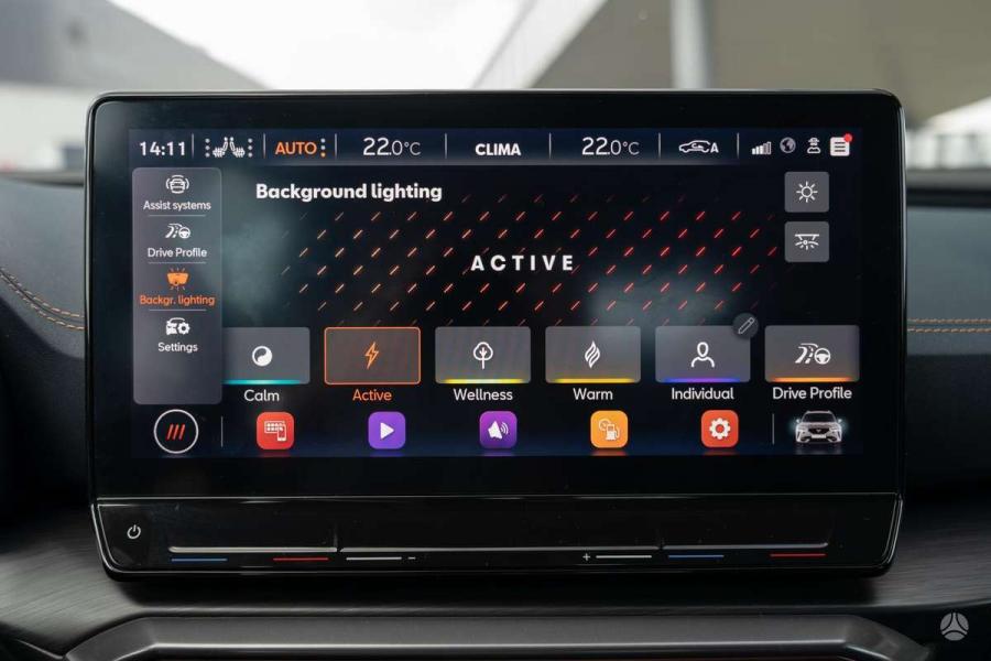 Серый Cupra Formentor 2022 в Вильнюс, объемом двигателя 1.98 л и пробегом 69 тыс. км за 28500 €, фото 19 на AUTOMOTO.COM.LV