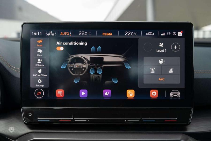 Серый Cupra Formentor 2022 в Вильнюс, объемом двигателя 1.98 л и пробегом 69 тыс. км за 28500 €, фото 20 на AUTOMOTO.COM.LV