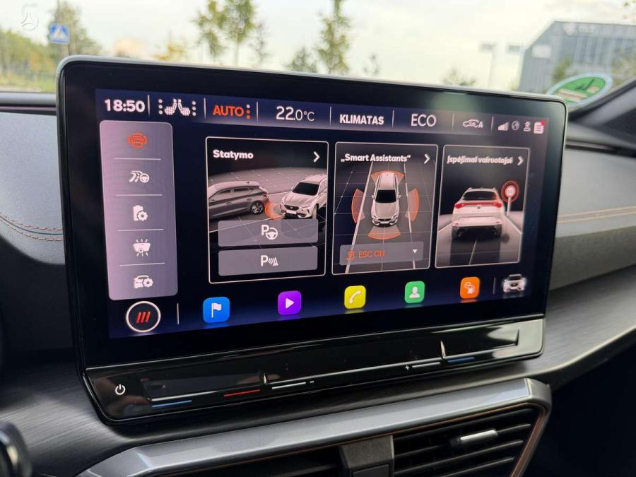 Pelēks Cupra Formentor 2022 Viļņa, ar dzinēja tilpumu 1.40 L un nobraukumu 49 tūkst. km par 24990 €, foto 21 vietnē AUTOMOTO.COM.LV