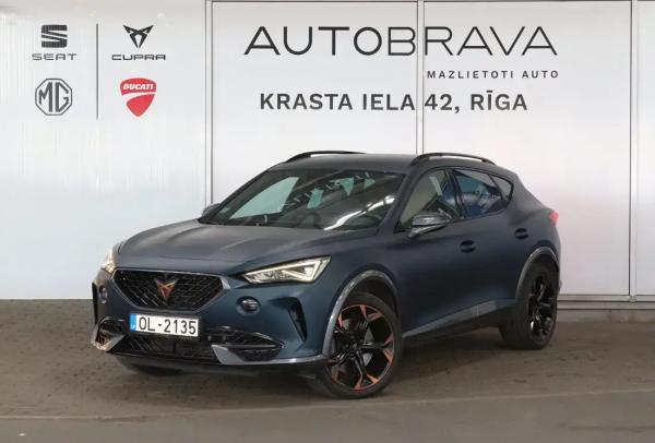 Pelēks Cupra Formentor 2022 Rīga, ar dzinēja tilpumu 2.00 L un nobraukumu 70 tūkst. km par 27990 €, foto 1 vietnē AUTOMOTO.COM.LV