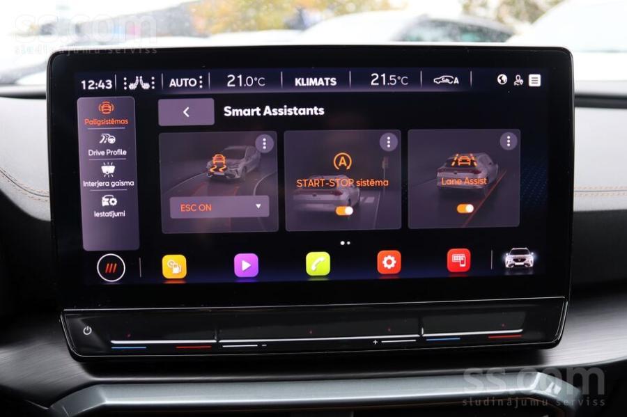 Серый Cupra Formentor 2022 в Рига, объемом двигателя 1.50 л и пробегом 82 тыс. км за 21990 €, фото 19 на AUTOMOTO.COM.LV