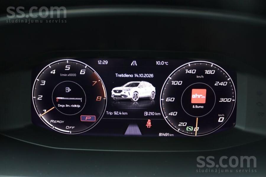 Серый Cupra Formentor 2022 в Рига, объемом двигателя 1.50 л и пробегом 82 тыс. км за 21990 €, фото 27 на AUTOMOTO.COM.LV