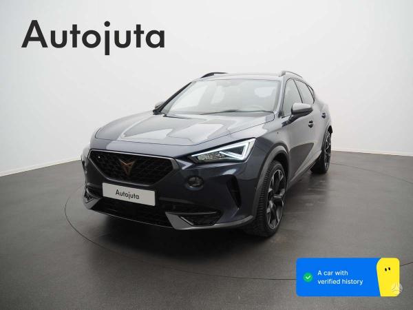Grey Cupra Formentor 2023 in Vilnius, with an engine capacity of 1.98 L and mileage of 42 thousand km for 29500 €, photo 1 on AUTOMOTO.COM.LV