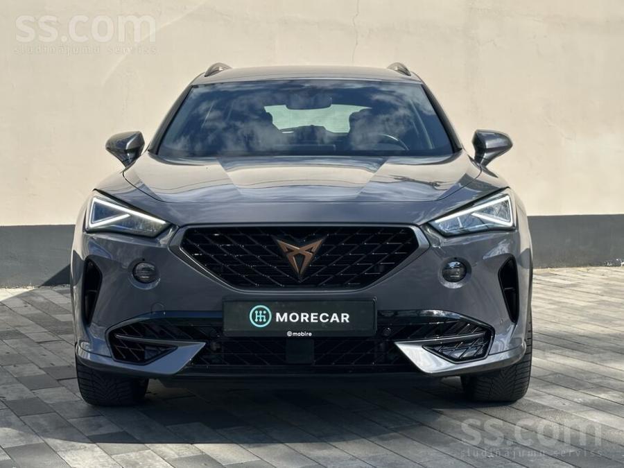 Grey Cupra Formentor 2023 in Riga, with an engine capacity of 2.00 L and mileage of 38 thousand km for 28950 €, photo 3 on AUTOMOTO.COM.LV