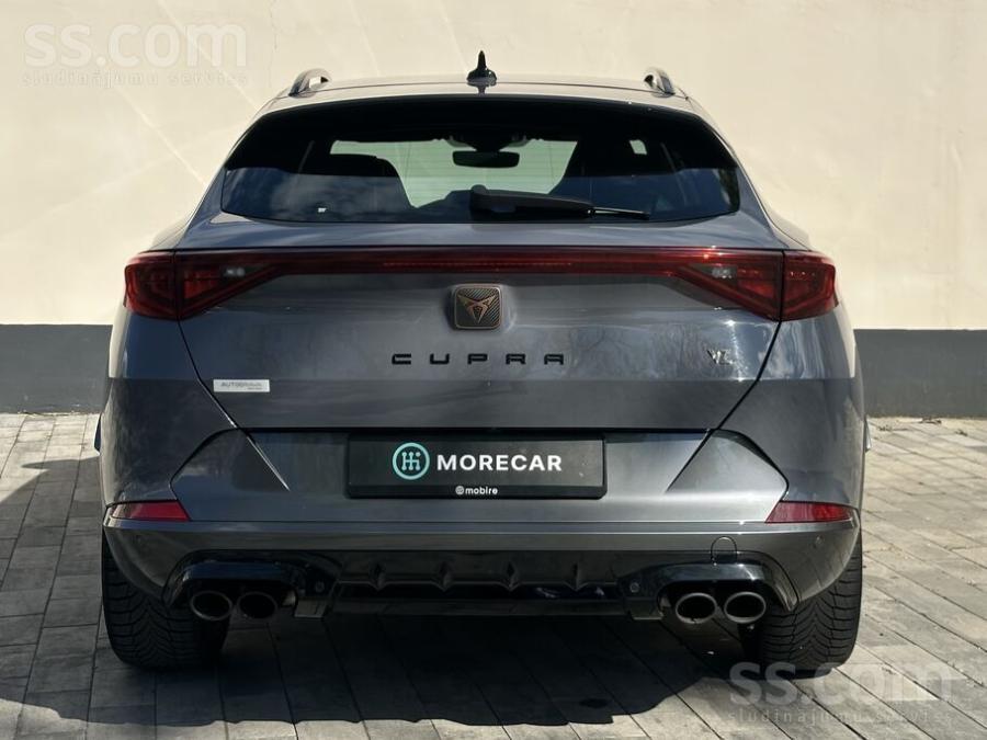 Grey Cupra Formentor 2023 in Riga, with an engine capacity of 2.00 L and mileage of 38 thousand km for 28950 €, photo 6 on AUTOMOTO.COM.LV
