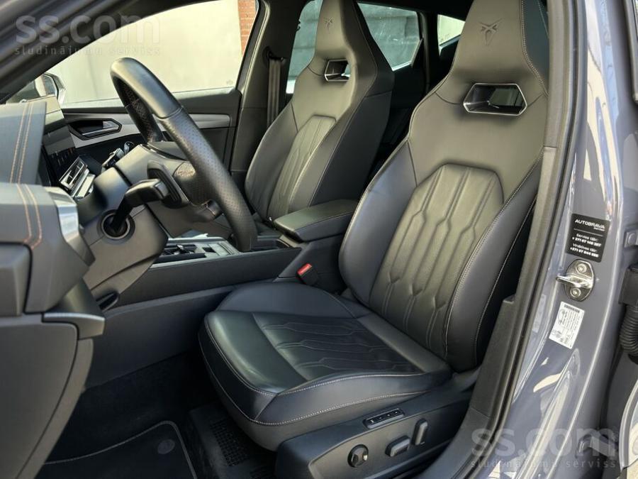 Grey Cupra Formentor 2023 in Riga, with an engine capacity of 2.00 L and mileage of 38 thousand km for 28950 €, photo 9 on AUTOMOTO.COM.LV