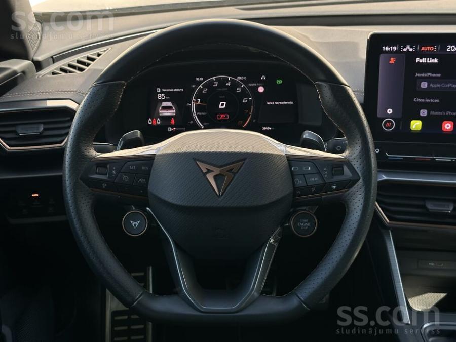 Grey Cupra Formentor 2023 in Riga, with an engine capacity of 2.00 L and mileage of 38 thousand km for 28950 €, photo 22 on AUTOMOTO.COM.LV