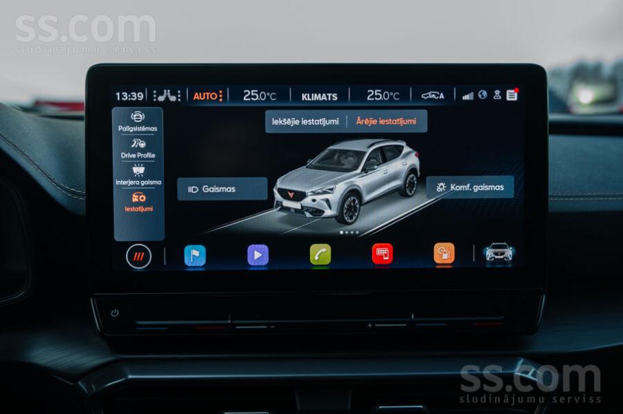 Pelēks Cupra Formentor 2023 Rīga, ar dzinēja tilpumu 2.50 L un nobraukumu 36 tūkst. km par 40500 €, foto 25 vietnē AUTOMOTO.COM.LV
