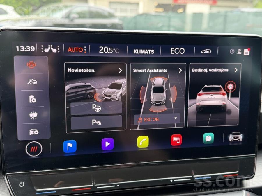 Серый Cupra Formentor 2023 в Рига, объемом двигателя 1.40 л и пробегом 7 тыс. км за 29990 €, фото 14 на AUTOMOTO.COM.LV