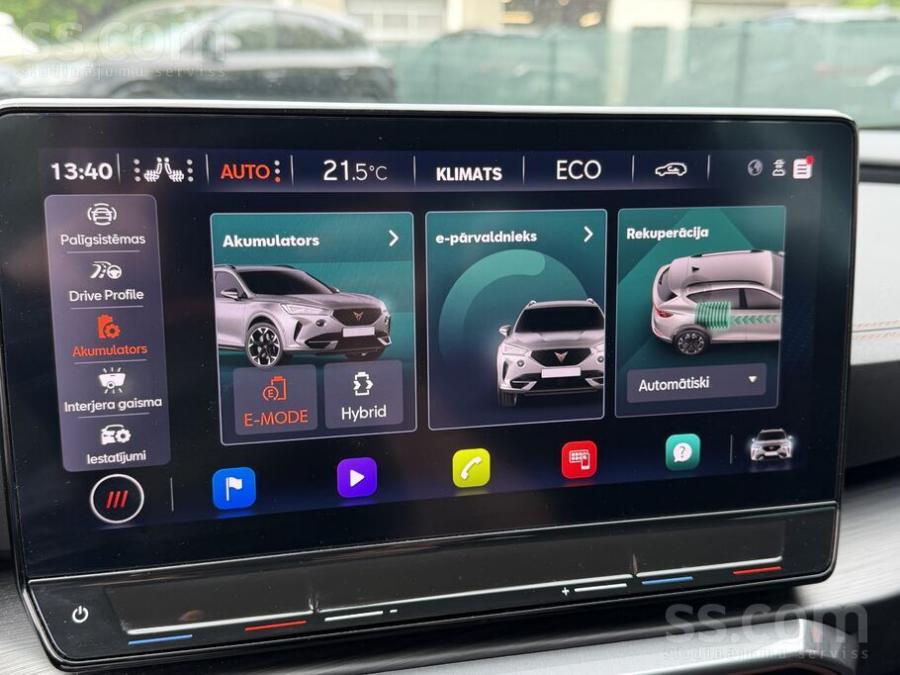 Серый Cupra Formentor 2023 в Рига, объемом двигателя 1.40 л и пробегом 7 тыс. км за 29990 €, фото 15 на AUTOMOTO.COM.LV