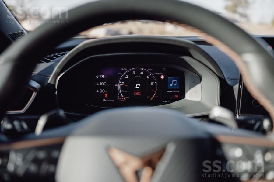 Серый Cupra Formentor 2023 в Цесис, объемом двигателя 2.00 л и пробегом 40 тыс. км за 29500 €, фото 12 на AUTOMOTO.COM.LV