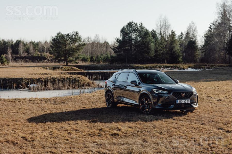 Серый Cupra Formentor 2023 в Цесис, объемом двигателя 2.00 л и пробегом 40 тыс. км за 29500 €, фото 15 на AUTOMOTO.COM.LV