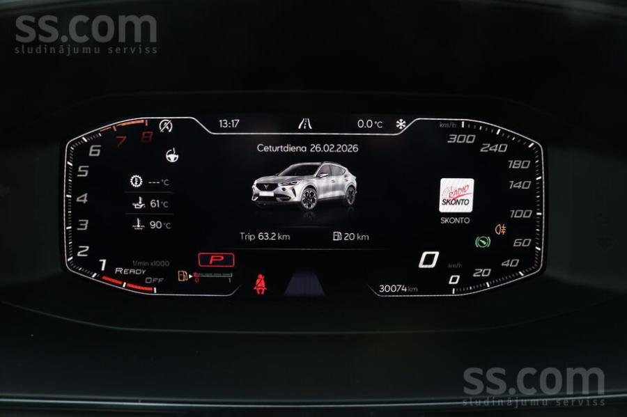Pelēks Cupra Formentor 2023 Rīga, ar dzinēja tilpumu 1.50 L un nobraukumu 30 tūkst. km par 25990 €, foto 12 vietnē AUTOMOTO.COM.LV