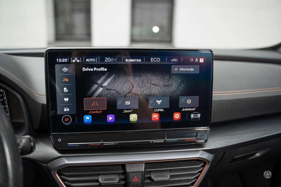 Серый Cupra Formentor 2023 в Каунас, объемом двигателя 1.40 л и пробегом 53 тыс. км за 26000 €, фото 19 на AUTOMOTO.COM.LV
