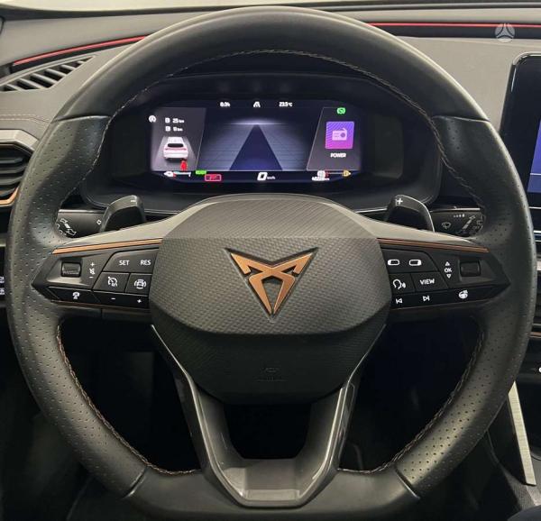 Grey Cupra Formentor 2023 in Kaunas, with an engine capacity of 1.40 L and mileage of 0 thousand km for 25200 €, photo 9 on AUTOMOTO.COM.LV