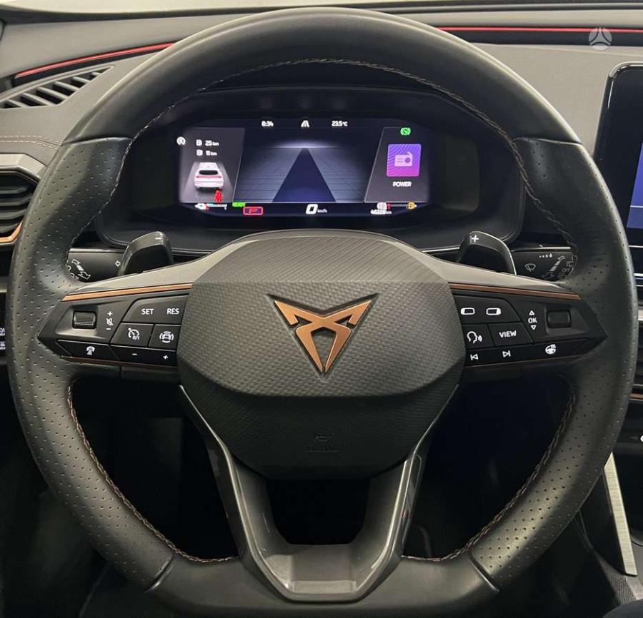 Pelēks Cupra Formentor 2023 Kauņa, ar dzinēja tilpumu 1.40 L un nobraukumu 0 tūkst. km par 25200 €, foto 10 vietnē AUTOMOTO.COM.LV