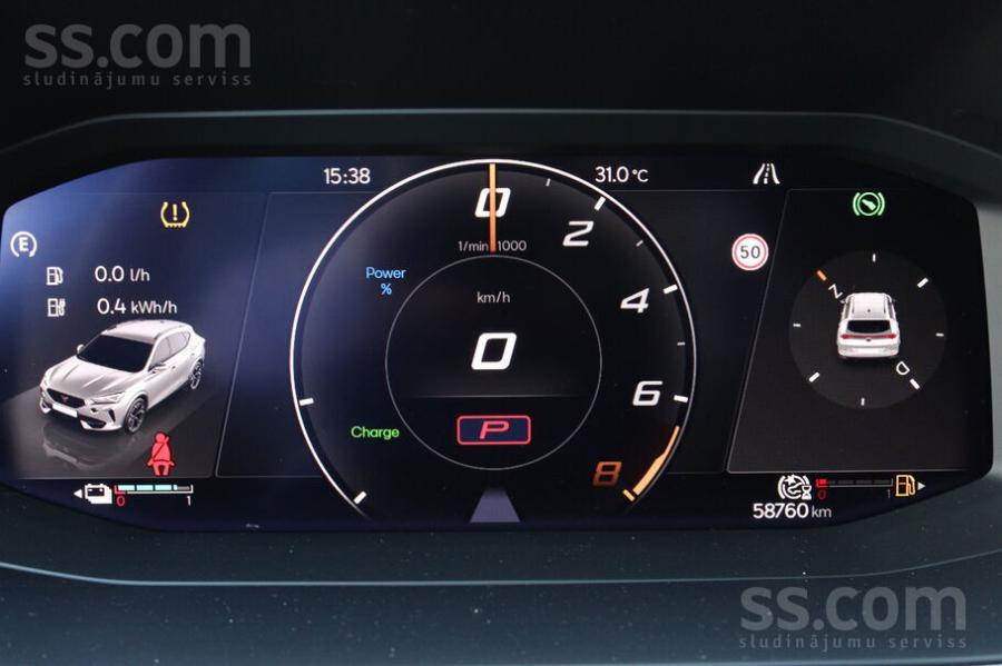 Pelēks Cupra Formentor 2023 Rīga, ar dzinēja tilpumu 1.40 L un nobraukumu 59 tūkst. km par 26990 €, foto 12 vietnē AUTOMOTO.COM.LV