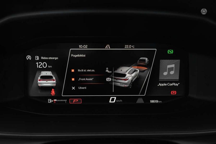 Серый Cupra Formentor 2023 в Вильнюс, объемом двигателя 1.98 л и пробегом 19 тыс. км за 29700 €, фото 29 на AUTOMOTO.COM.LV