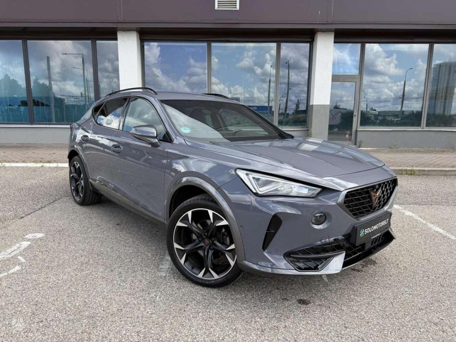 Pelēks Cupra Formentor 2023 Viļņa, ar dzinēja tilpumu 1.40 L un nobraukumu 56 tūkst. km par 24950 €, foto 1 vietnē AUTOMOTO.COM.LV