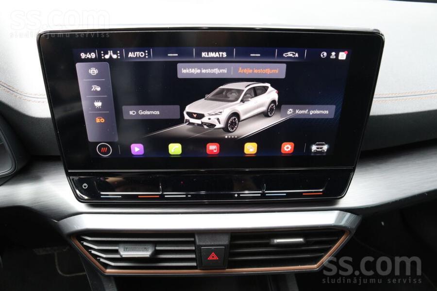 Серый Cupra Formentor 2023 в Рига, объемом двигателя 1.50 л и пробегом 77 тыс. км за 22990 €, фото 20 на AUTOMOTO.COM.LV