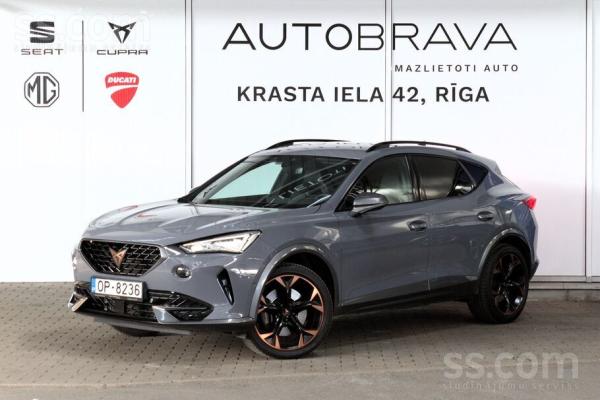 Серый Cupra Formentor 2023 в Рига, объемом двигателя 2.00 л и пробегом 42 тыс. км за 28990 €, фото 1 на AUTOMOTO.COM.LV