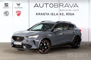Grey Cupra Formentor 2023 in Riga, with an engine capacity of 2.00 L and mileage of 42 thousand km for 28990 €, photo  on AUTOMOTO.COM.LV