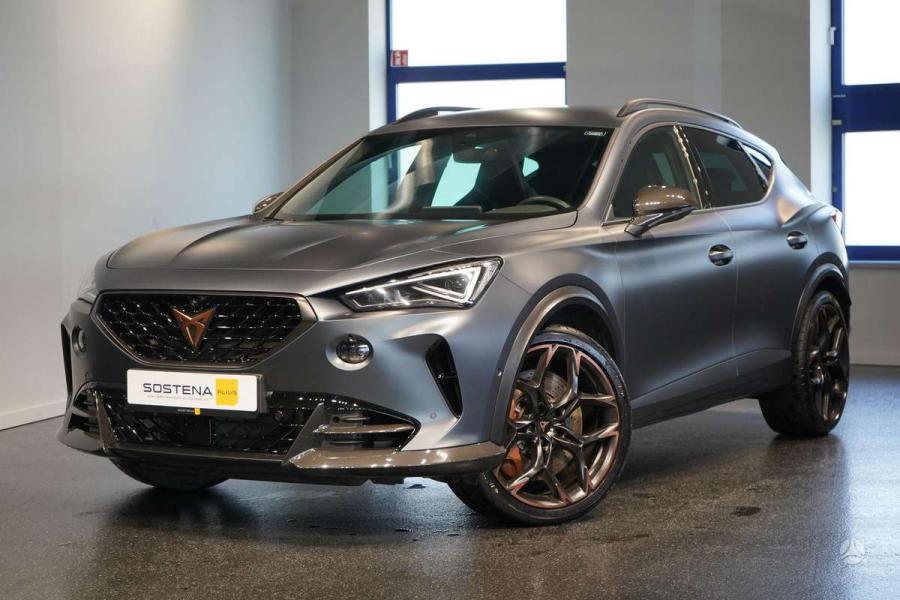 Серый Cupra Formentor 2023 в Вильнюс, объемом двигателя 2.48 л и пробегом 43 тыс. км за 36900 €, фото 1 на AUTOMOTO.COM.LV