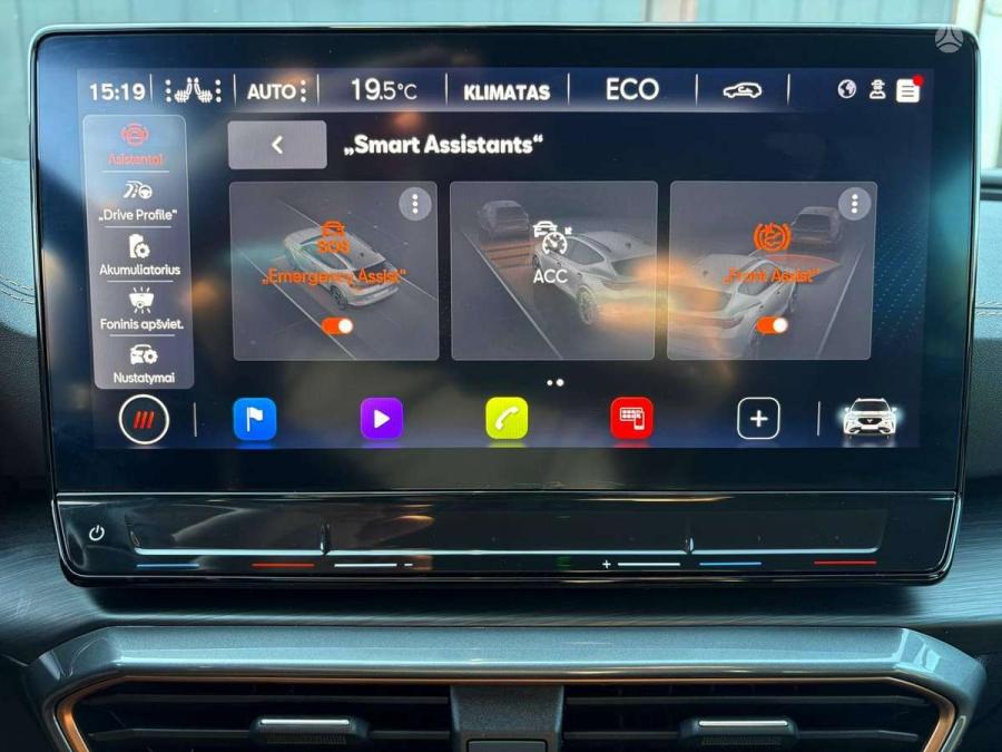 Серый Cupra Formentor 2023 в Вильнюс, объемом двигателя 1.40 л и пробегом 42 тыс. км за 23600 €, фото 26 на AUTOMOTO.COM.LV